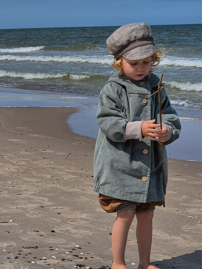 Wichteljacke Breitcord Aqua