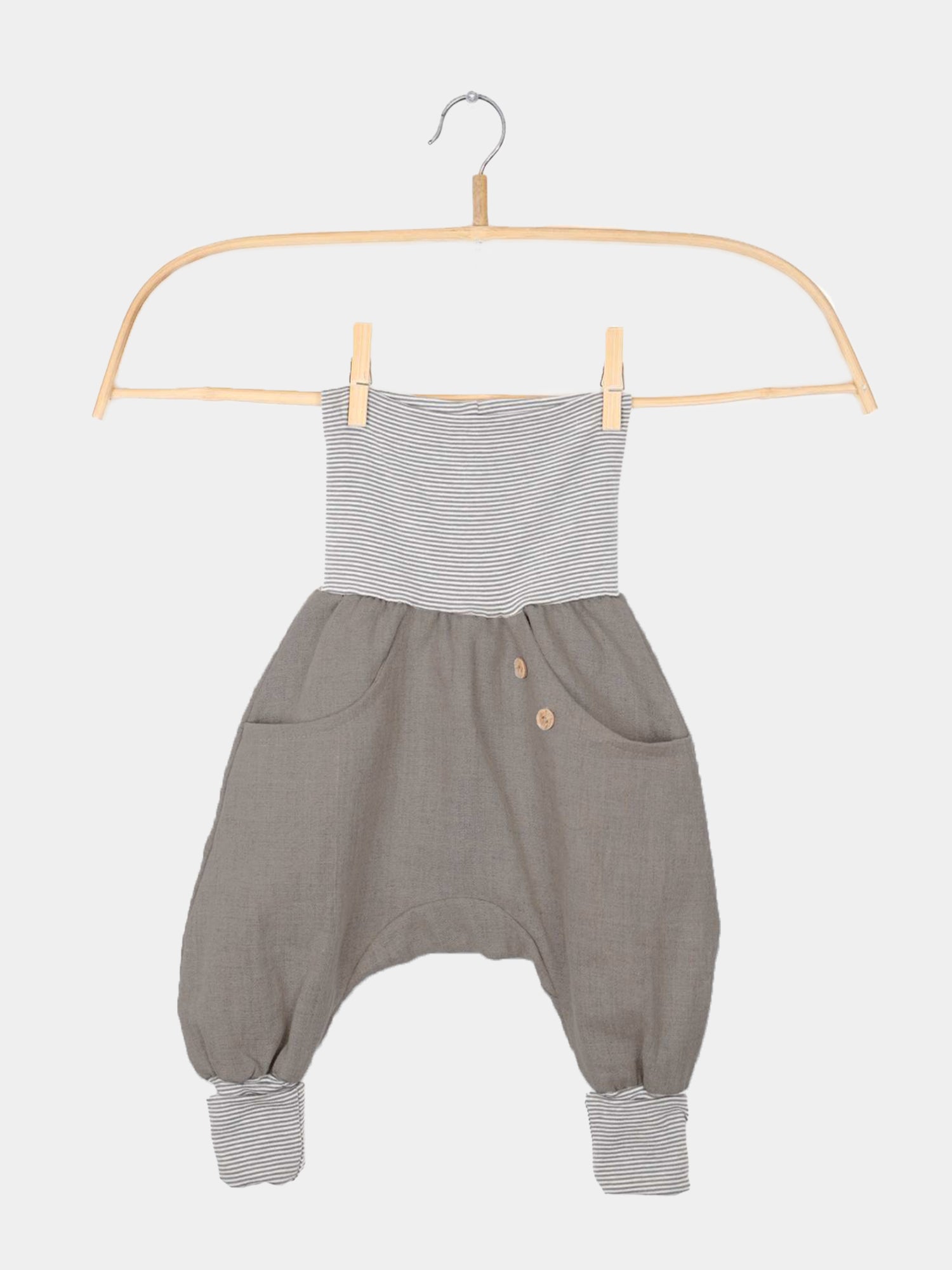 Knickerbocker aus Leinen in Oliv | petit cochon