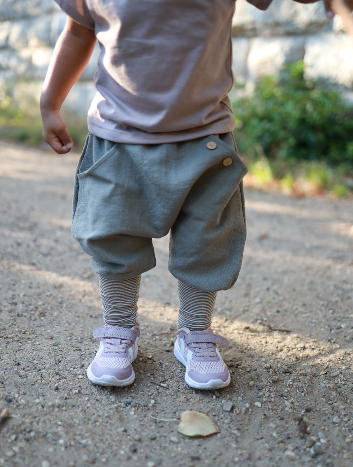 Knickerbocker aus Leinen in Oliv | petit cochon